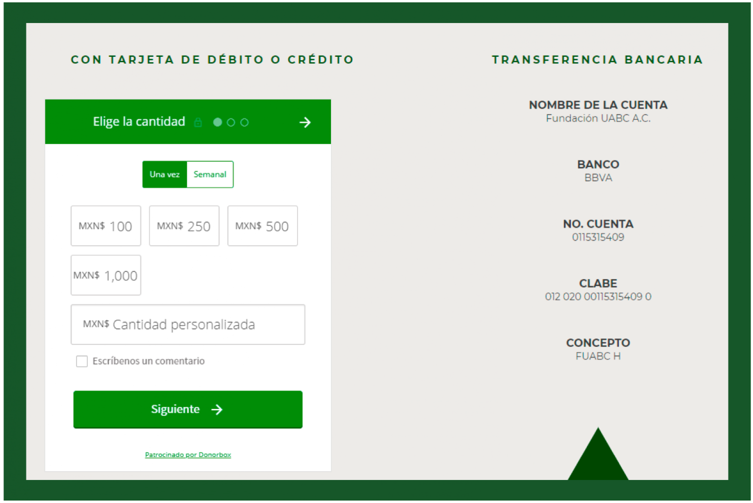 Pago en Línea – Identidad UABC